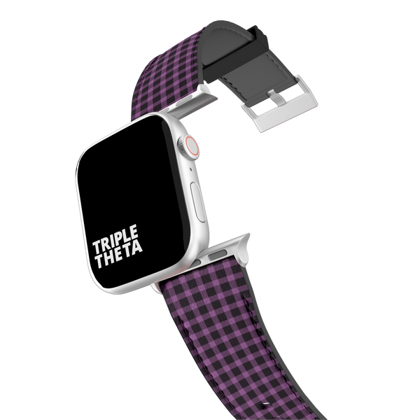 Royal Purple Plaid Collection Band For Apple Watch – Triple Theta